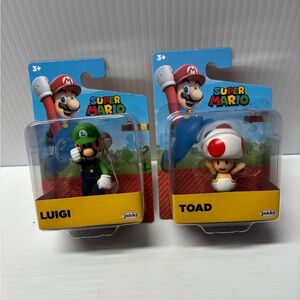 Jakks Pacific | Toys | Super Mario Bros Luigi And Toad 25in Mini Action ...